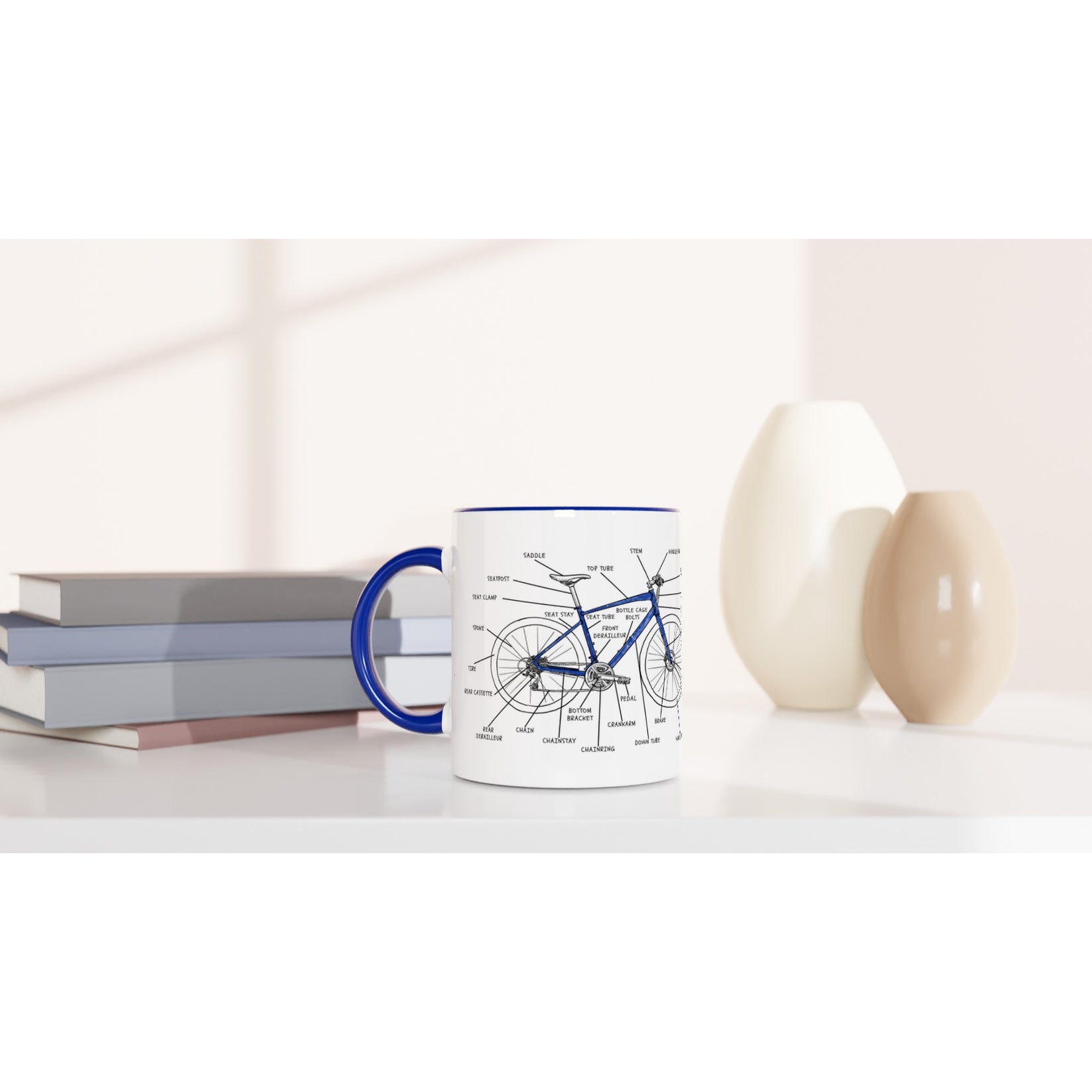 Bicycle Anatomy 101 Mug – Discerning Cyclist